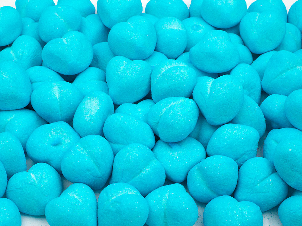 Суфле "Сердечки голубые" 0,9кг (пакет) /AGOSTINO BULGARI/Италия