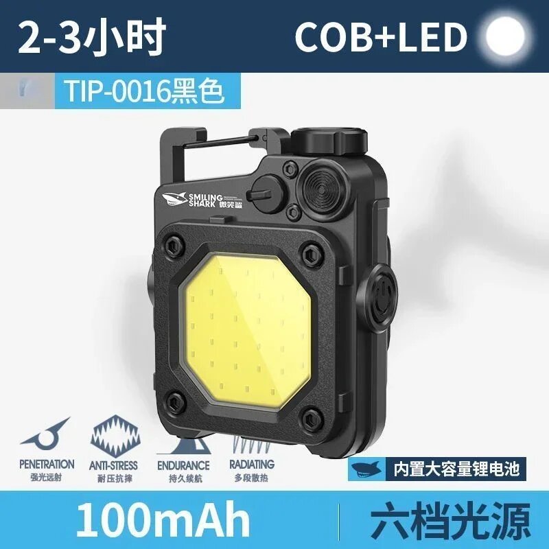 MIJIA Алюминиевый светодиодный фонарик-брелок black