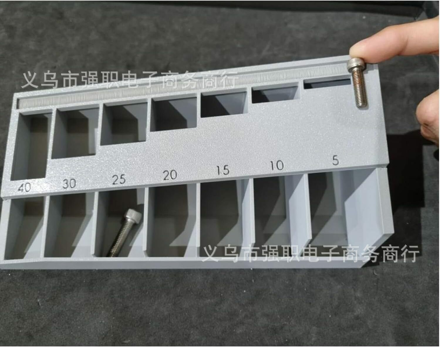 Органайзер для сортировки болтов, сортировщик болтов, лоток для крепежа, ящик для хранения, материал PLA