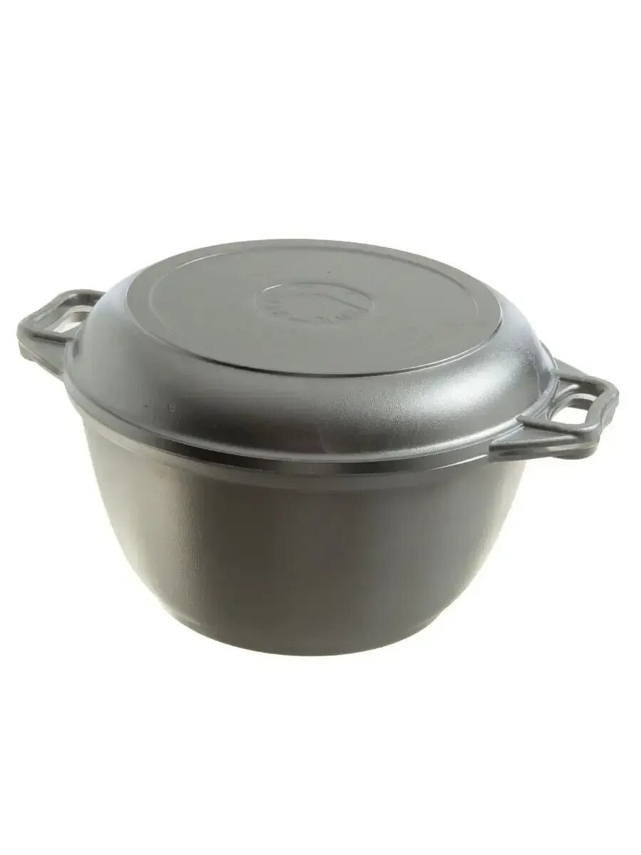 Казан 3 л крышка-сковорода