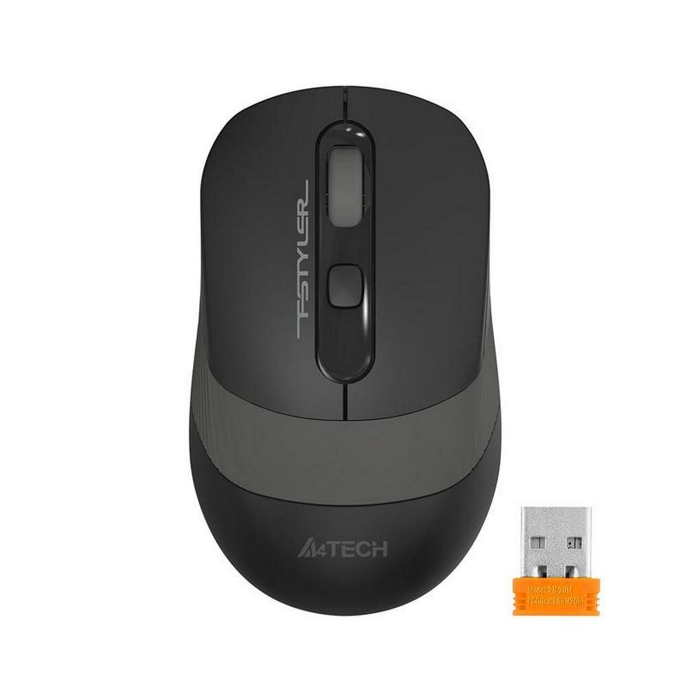 Мышь беспроводная A4TECH FG10S черный/серый (USB, 2000dpi, 4but) (FG10S GREY)