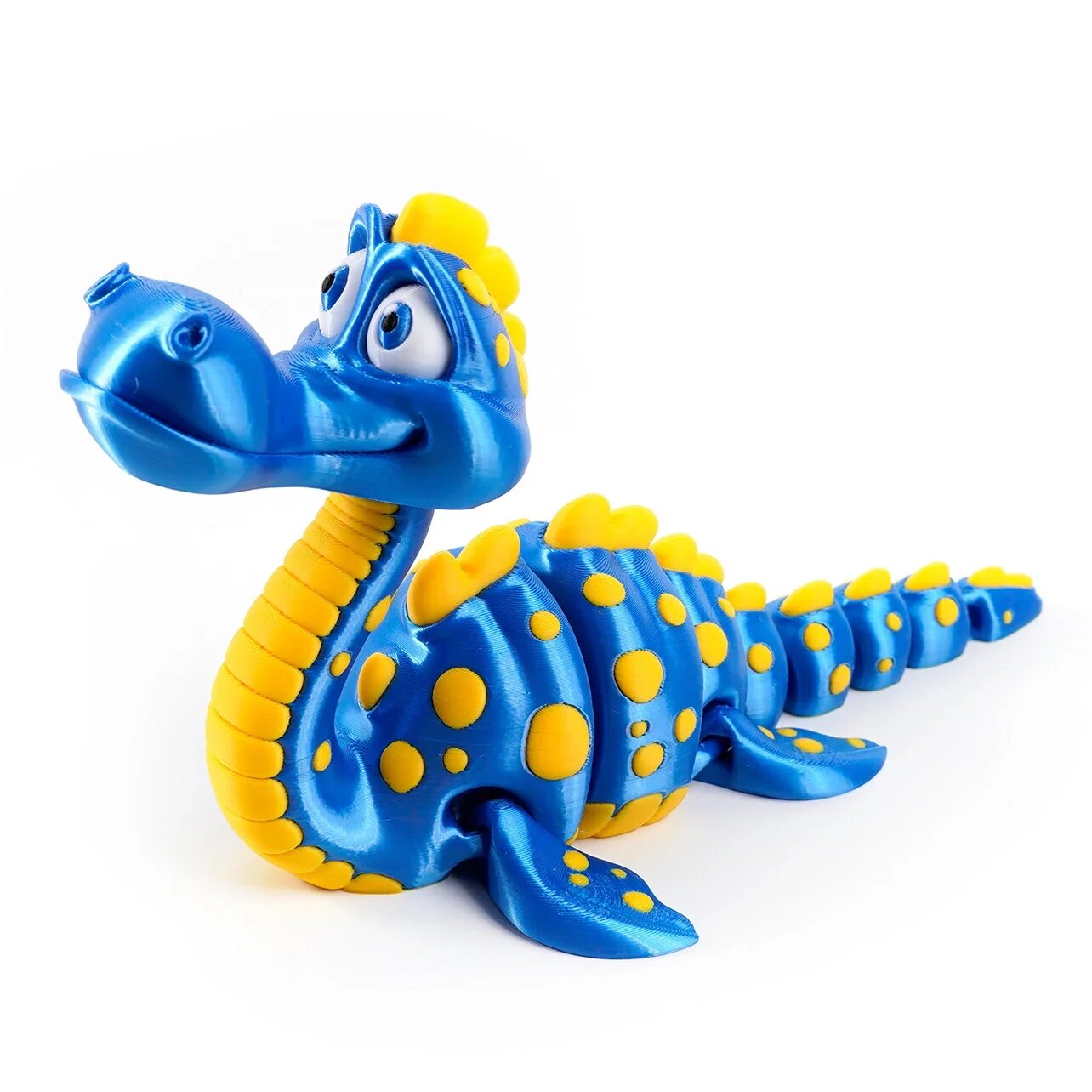 Фигурка монстра Лох-Нес с 3D принтом — реалистичный дизайн глаз, уникальный декор стола и крутой подарок для детей и коллекционеров, аксессуары для дома