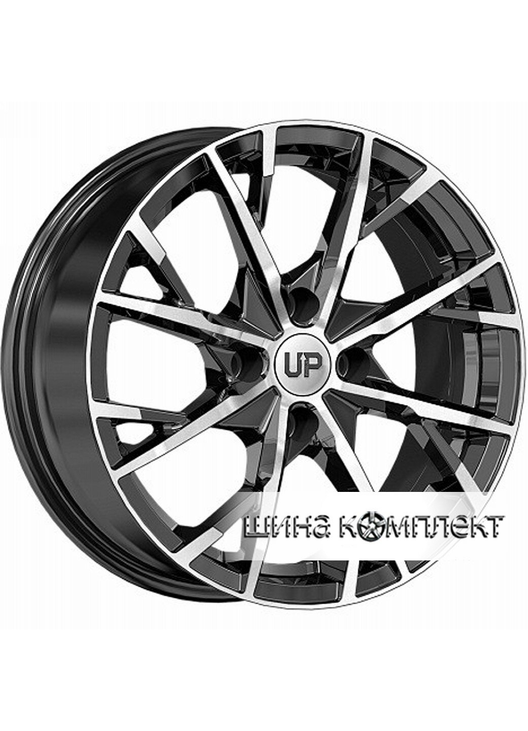 Колесный диск Wheels UP Up126 6,5x16 4x98 ET30 58,5 New Diamond литой для автомобиля