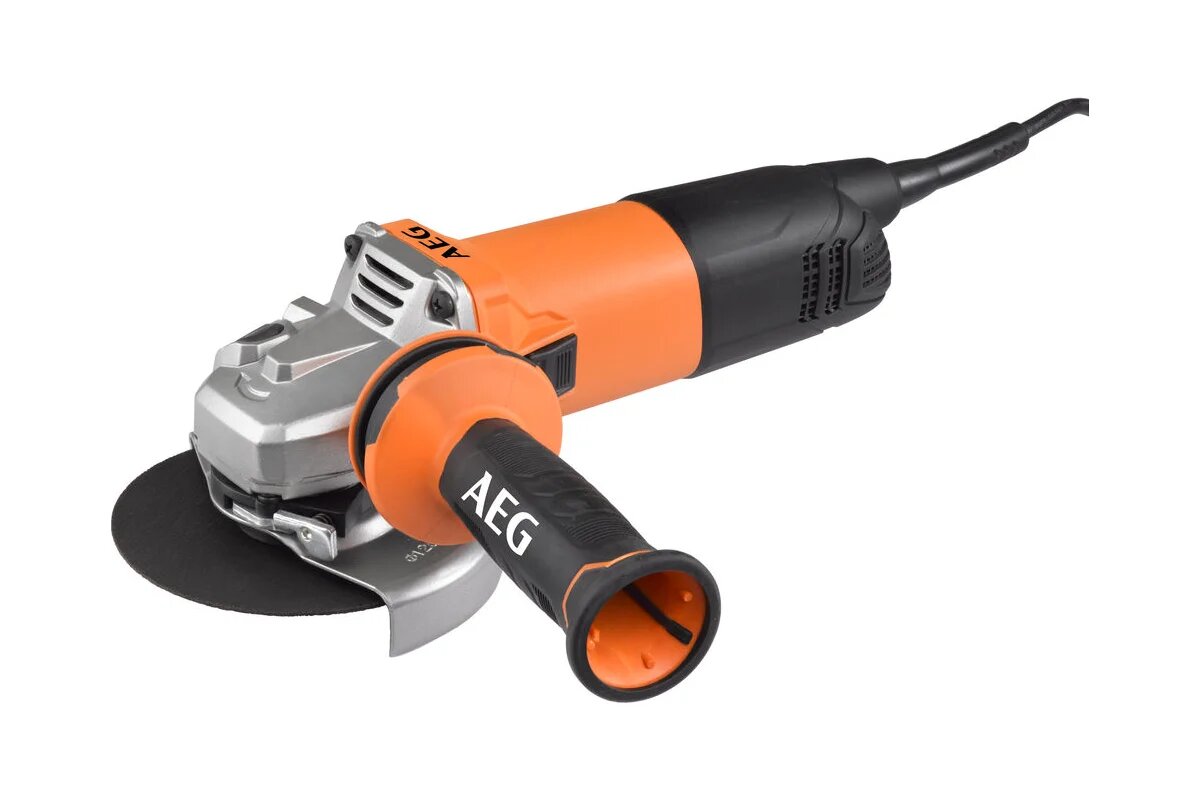 УШМ AEG WS10-125S, 11500 оборотов, мощность 1000Вт, защитный кожух