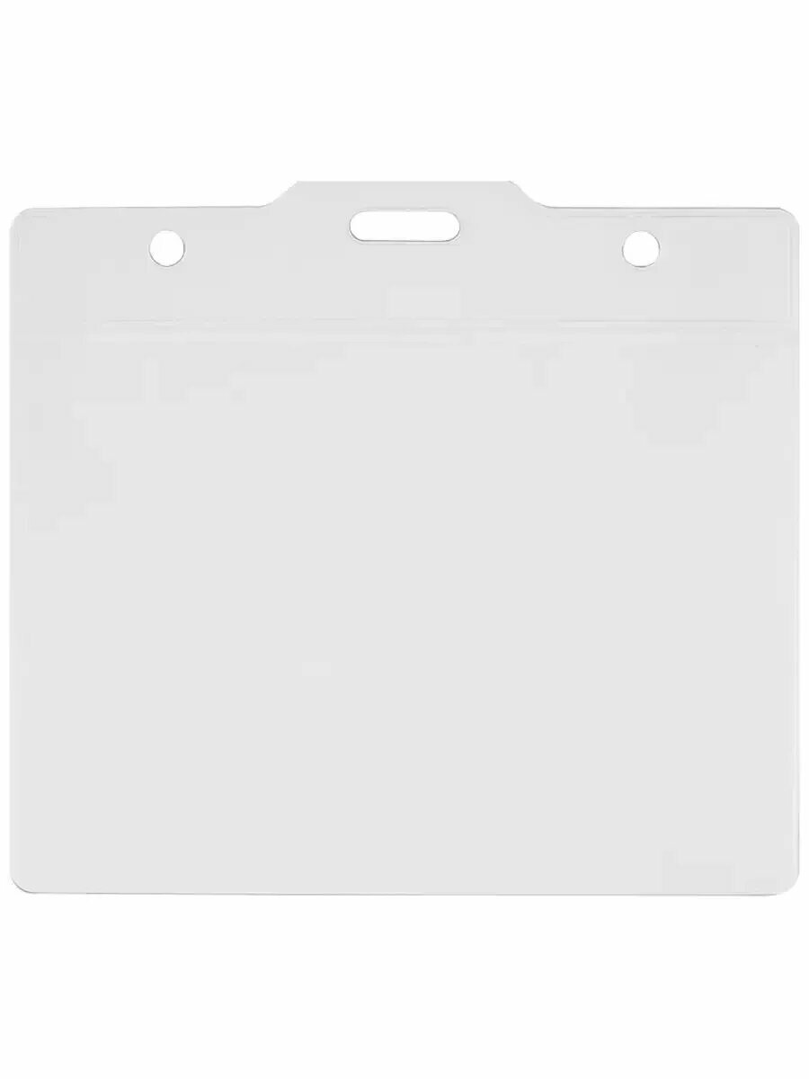 Бейдж для пропуска горизонтальный без держателя, 10 шт.