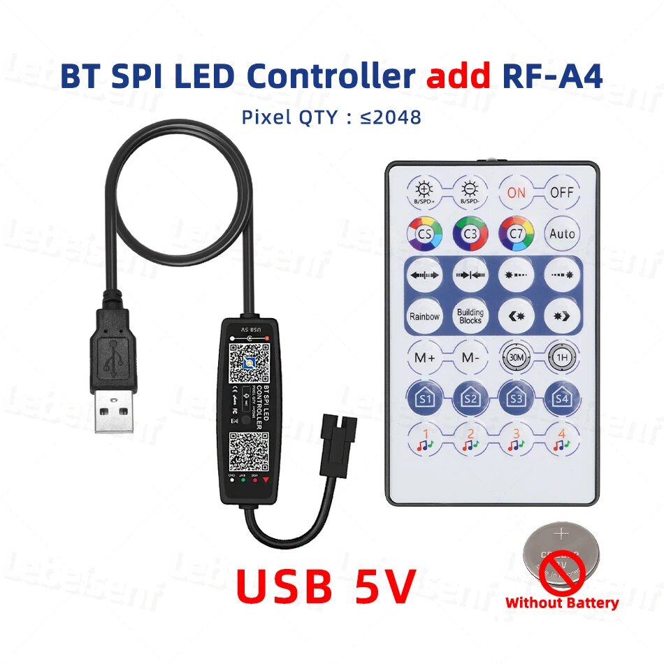 RGB LED контроллер Lebeisenf USB add RF-A4
