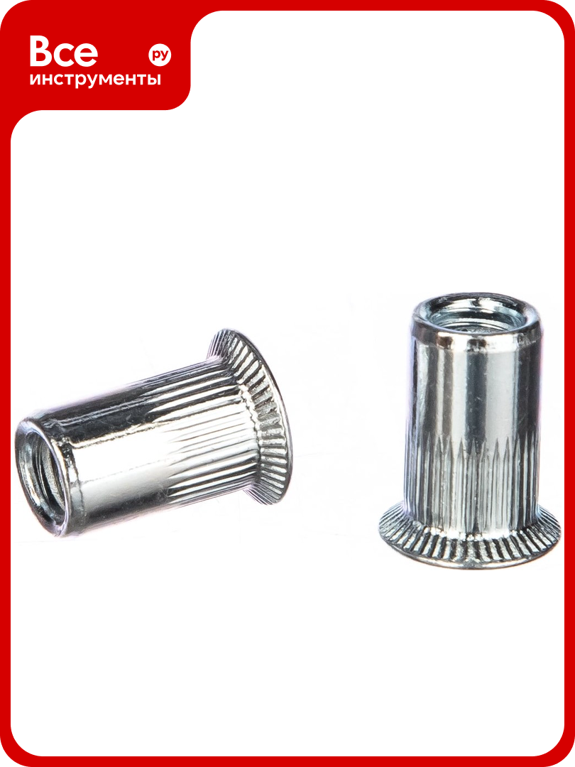 Заклепка, Kenner, с внутренней резьбой Kenner потайной бортик Белый цинк
