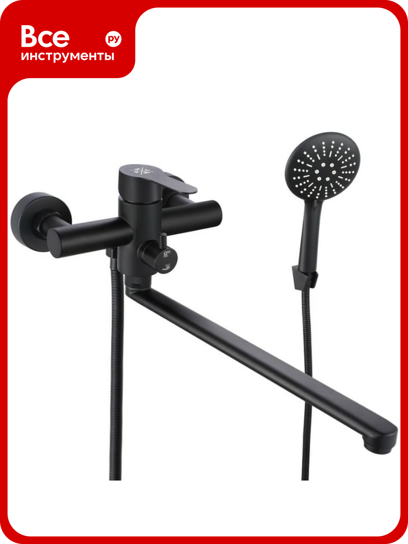 Смеситель для ванны Ростовская мануфактура сантехники SUS124BL-006EP