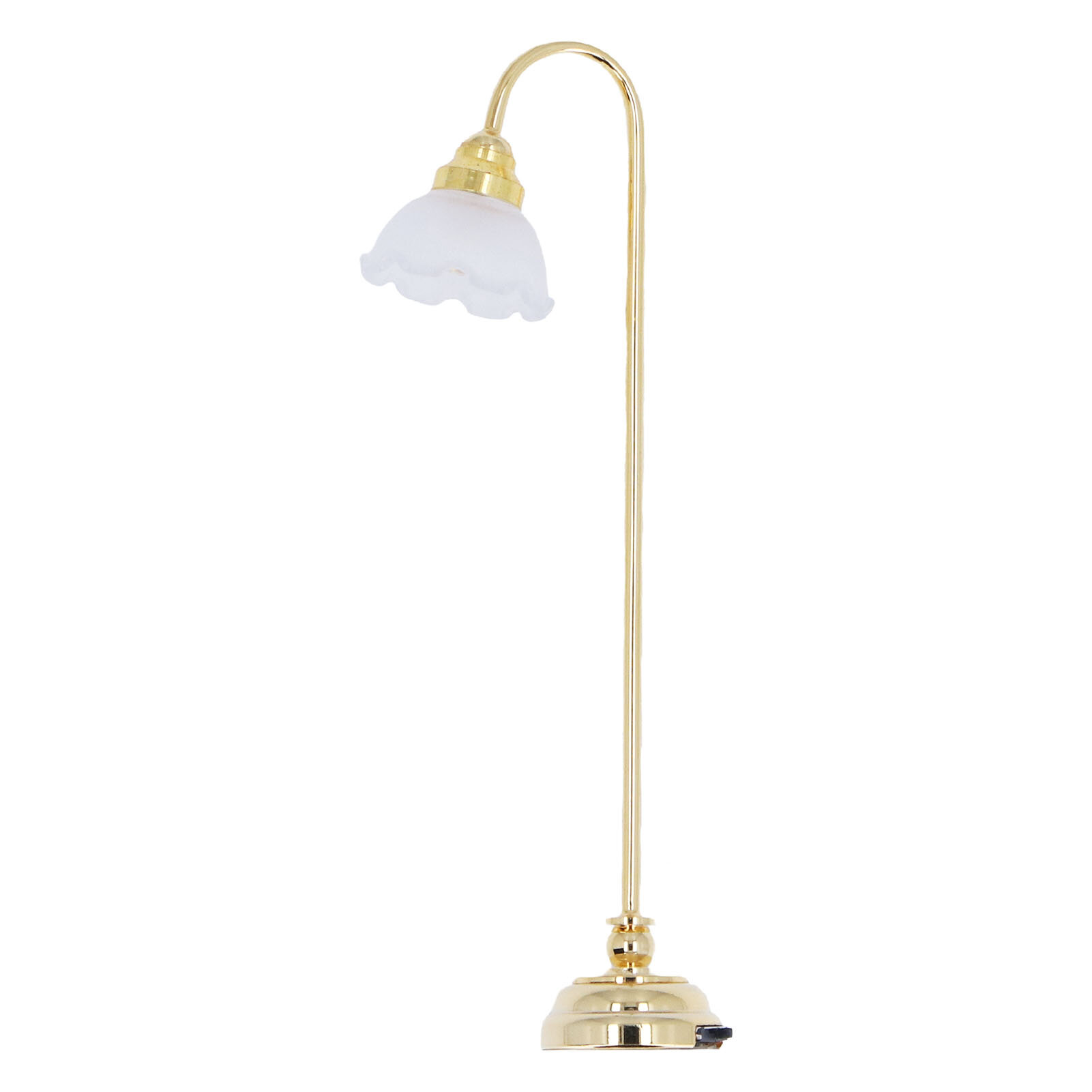 Miniature Dollhouse Floor Lamp 1/12 Scale Furniture for Accessories
