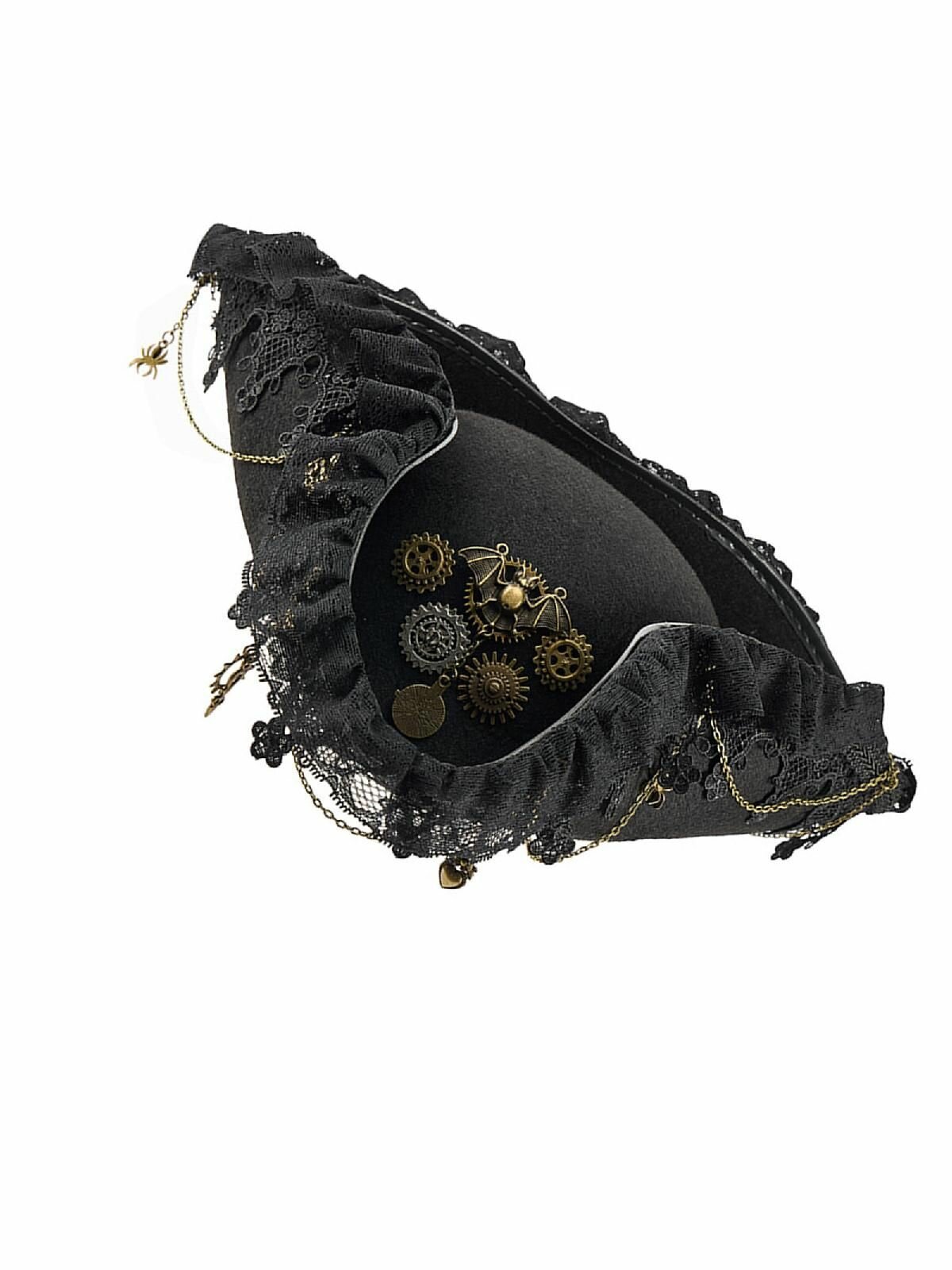 Готическая шляпа пирата в стиле стимпанк