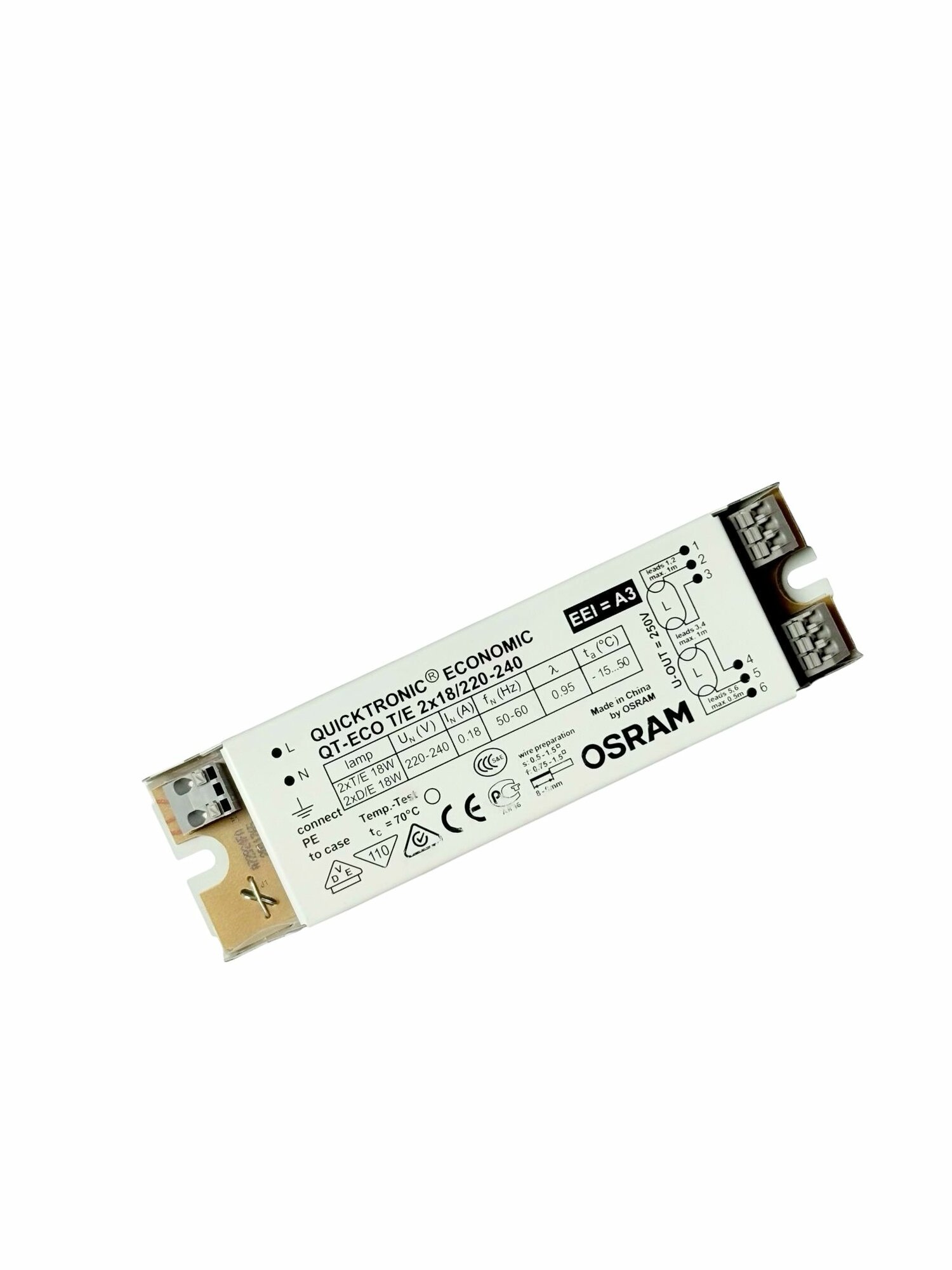 ЭПРА OSRAM QUICKTRONIC ECONOMIC QT-ECO T/E 2x18/220-240