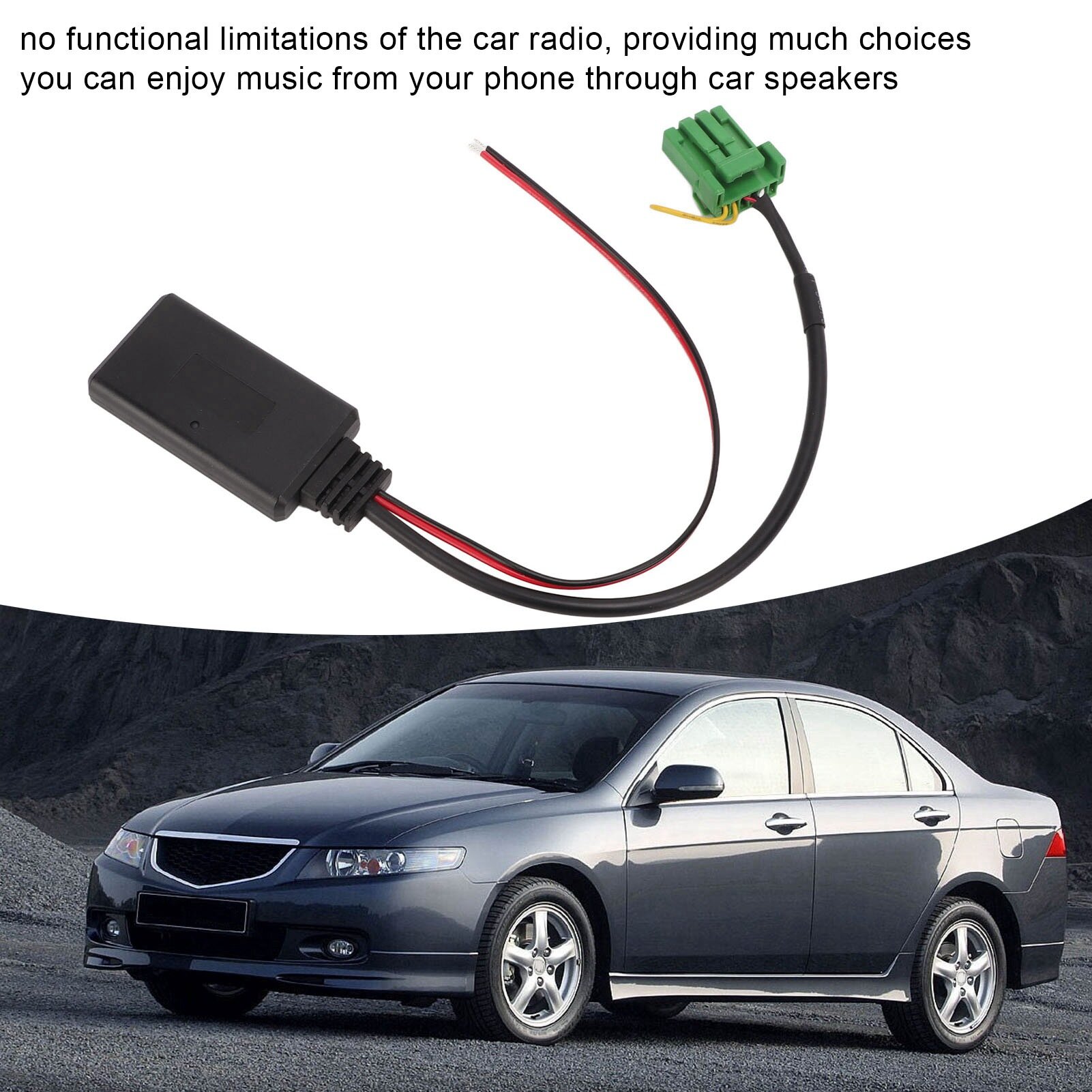 Адаптер Bluetooth 5.0 AUX для аудио музыки, кабель для Accord Civic CR-V Element Odyssey