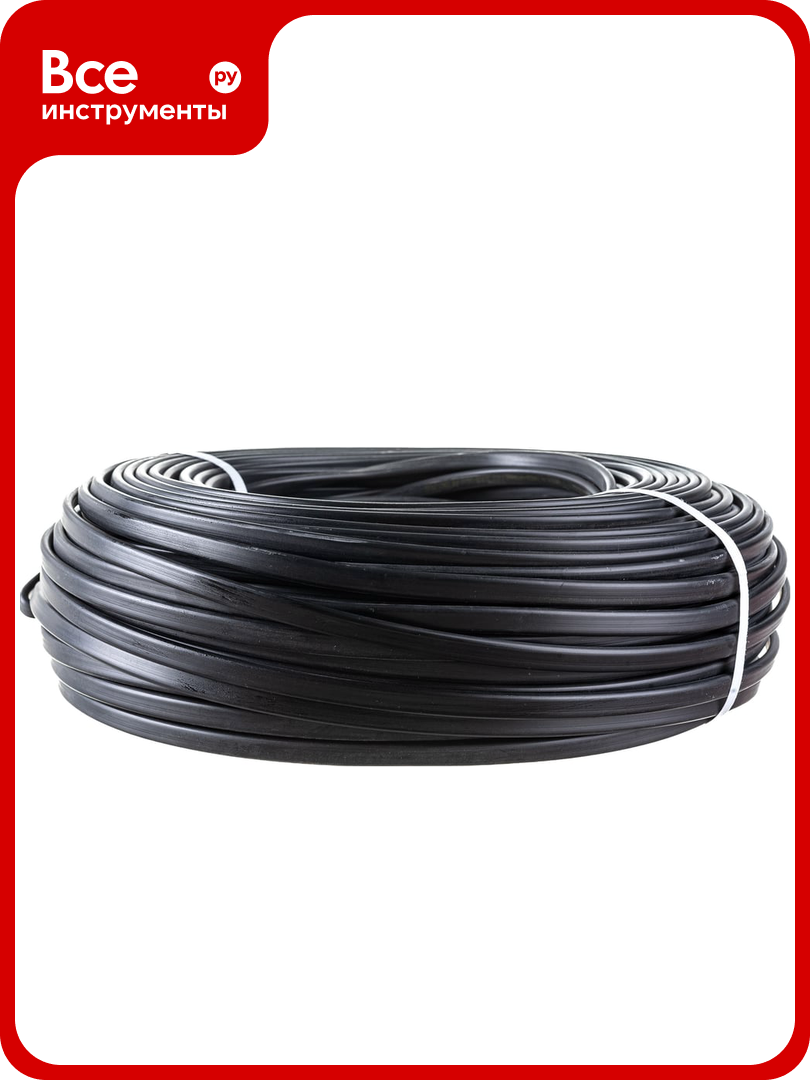 Кабель с ПВХ изоляцией для безопасного использования с низким дымовыделением, плоской формой и сечением 2.5 мм² для различных электрических нагрузок