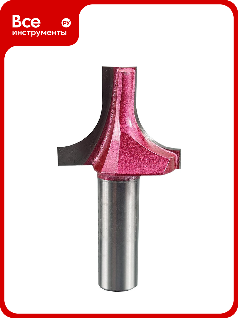 Фреза радиусная (псевдофиленка) R=12.7 мм, 34.93x22.2x65 мм, d1=10 мм, S=12 мм PROCUT 213231P