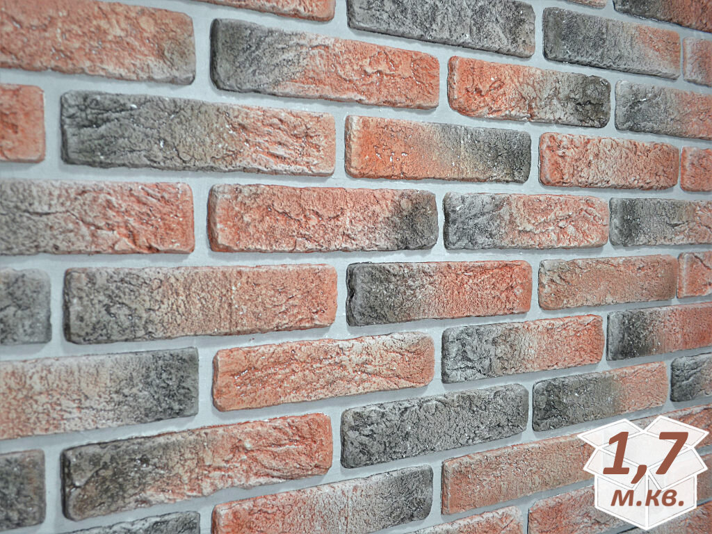 Декоративный кирпич Русский Камень Антик Лофт, 1,7 м. кв.