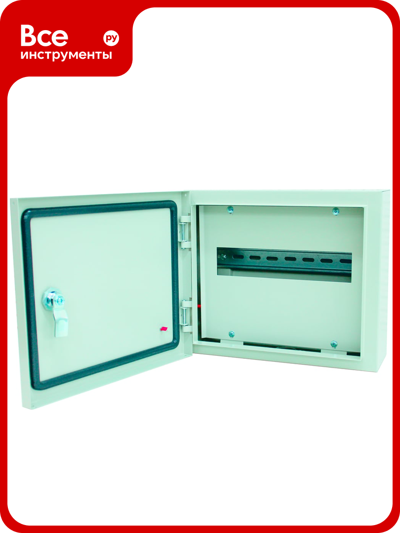 Корпус Электростандарт ЩРн-12з IP54 металлический, серый, навесной монтаж, модульный, без ревизионного окошка