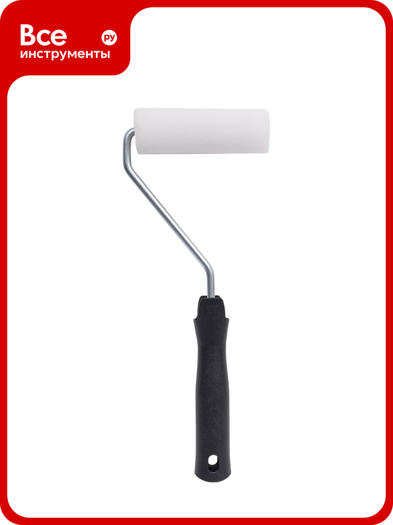 Мини-валик с ручкой Акор 100 мм, поролон 525 30 100