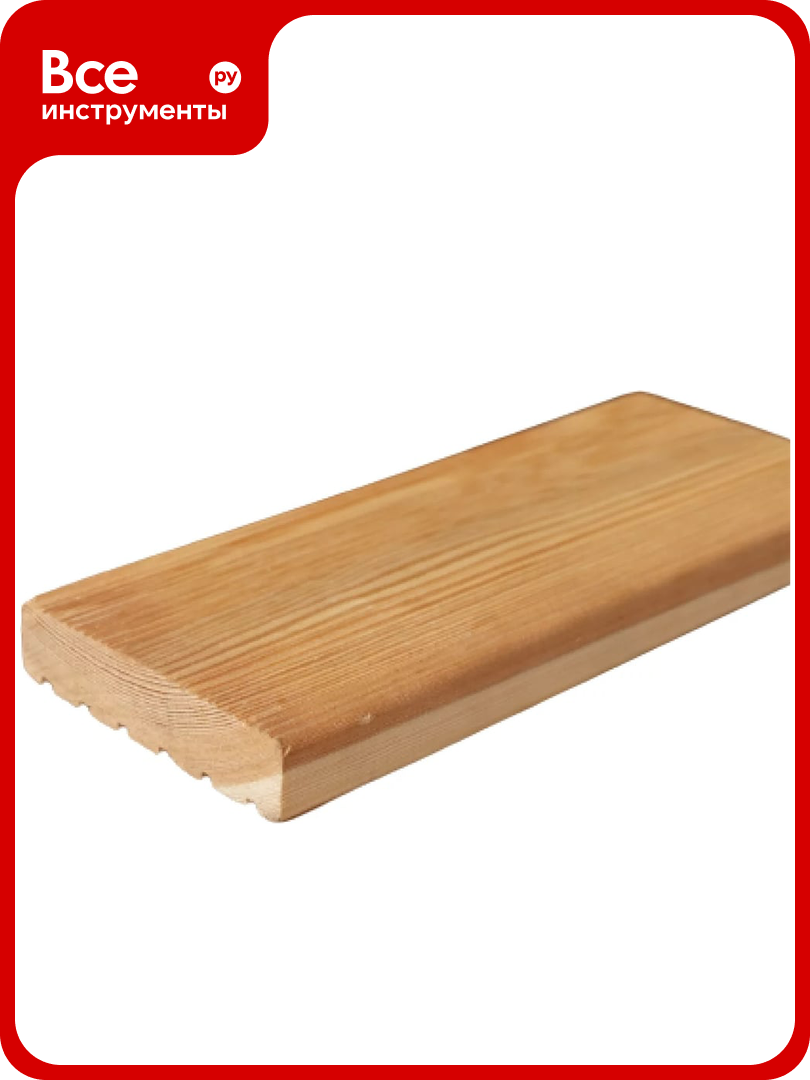 Террасная доска ООО «Ларикс» 28x145x1000 сорт AB ТД2814512