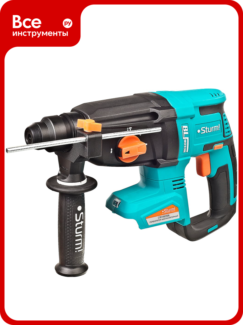 Аккумуляторный перфоратор Sturm 1BatterySystem CRH1825BL