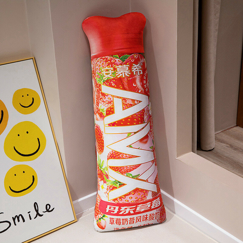 Мягкая и яркая фруктовая подушка-долгополка для украшения кровати и подарков для девочек