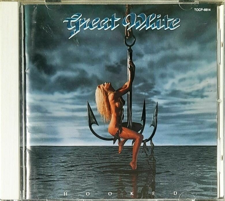 Great White. Hooked (Japan, Capitol Records, TOCP-6614, 1991, диск) CD