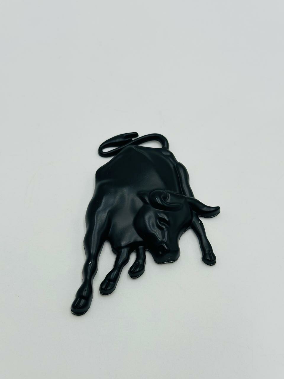 Универсальный Шильдик Наклейка Бык Black