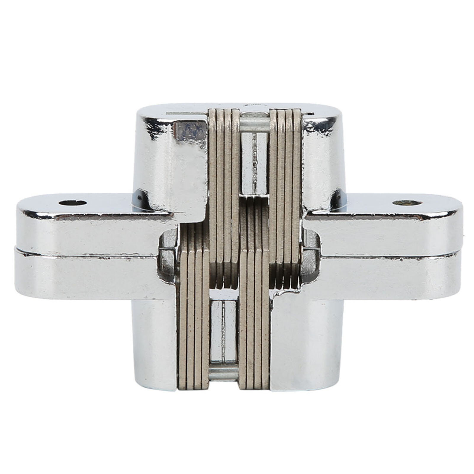 Скрытые петли из цинкового сплава, невидимые, скрытые, крестообразные, серебристые (L)