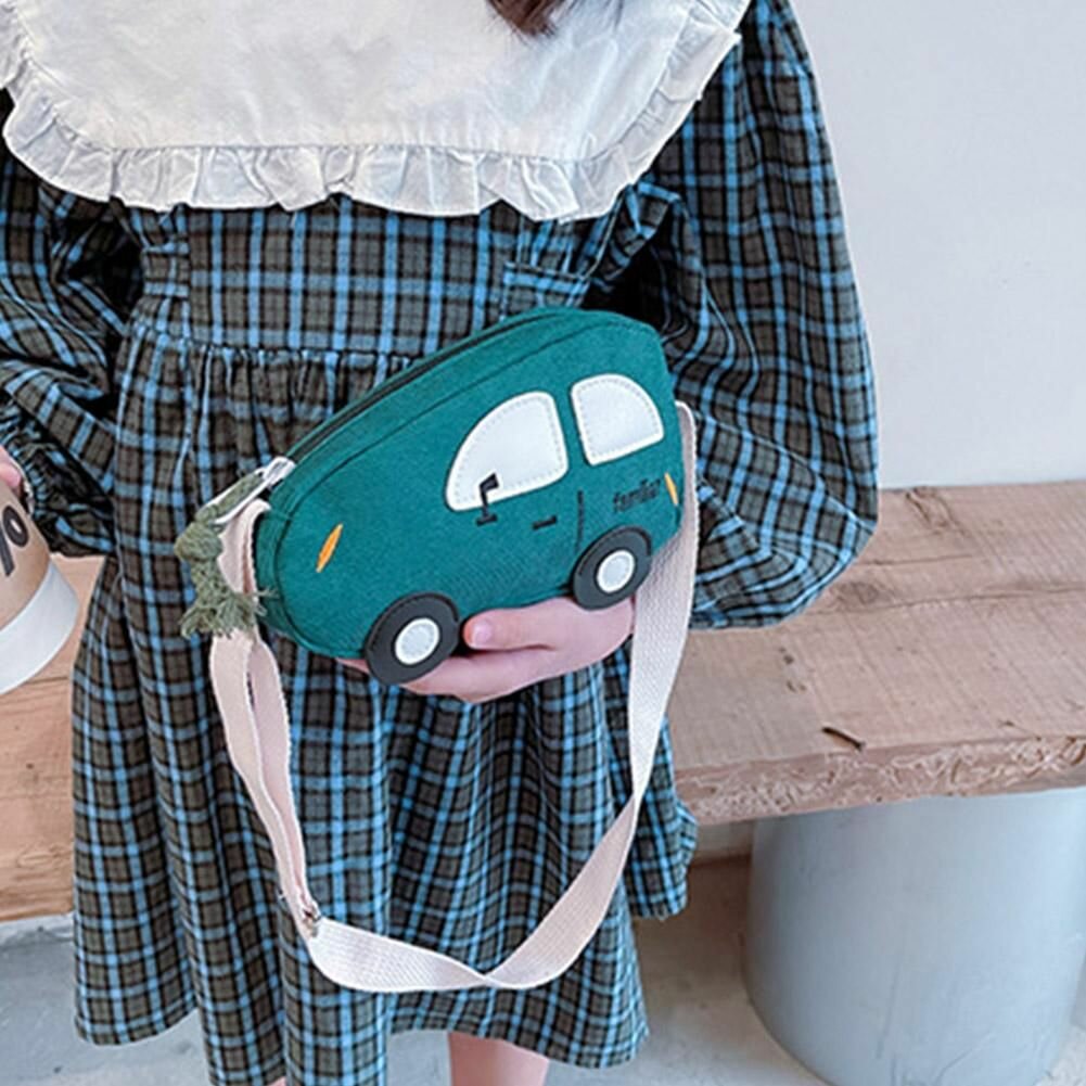 Сумка для девочки, подростковая детская, Симпатичный дизайн маленькой машинки