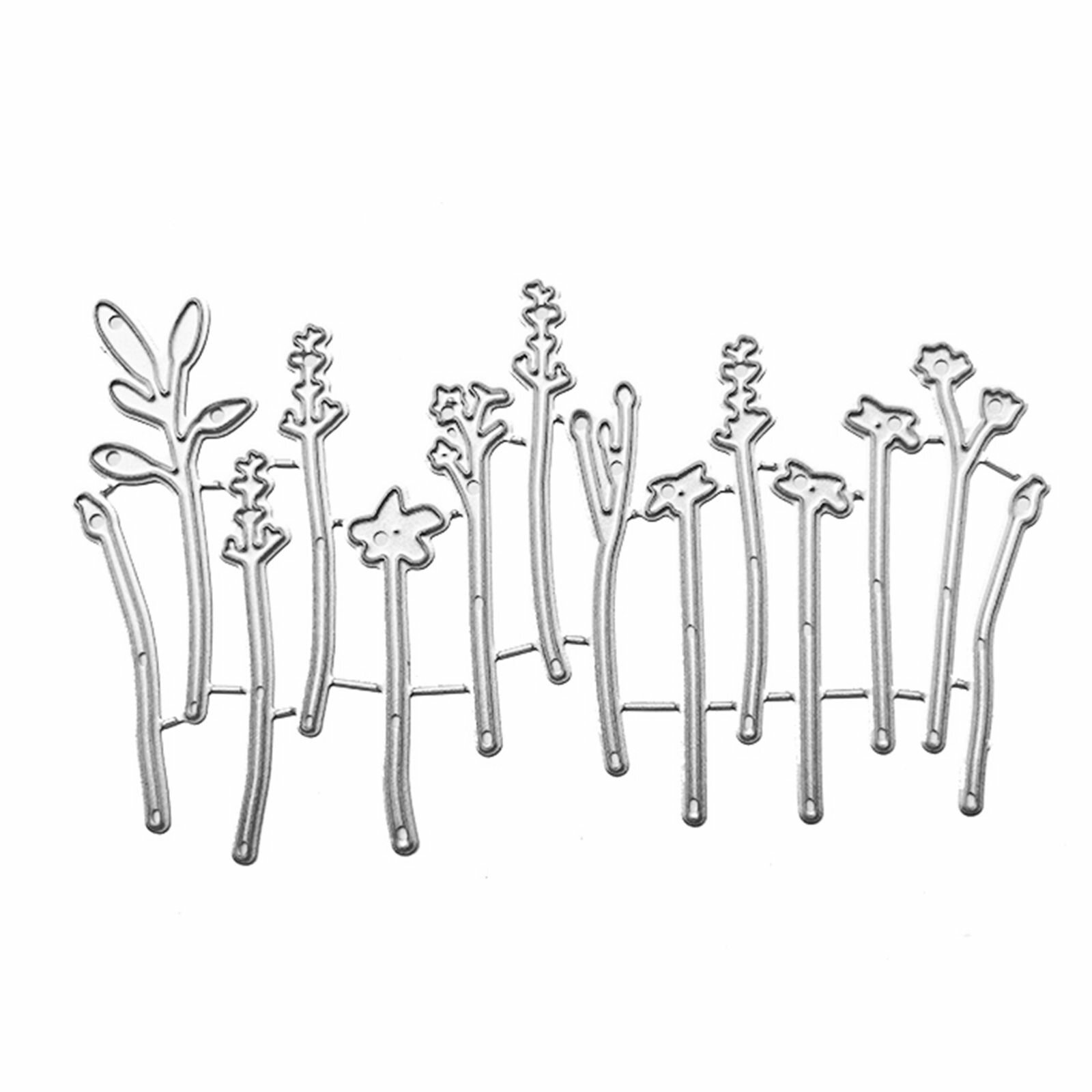 Цветочный Забор Для Резки Металла Умирает Трафарет DIY Альбом Для Вырезок Бумажная Открытка Шаблон