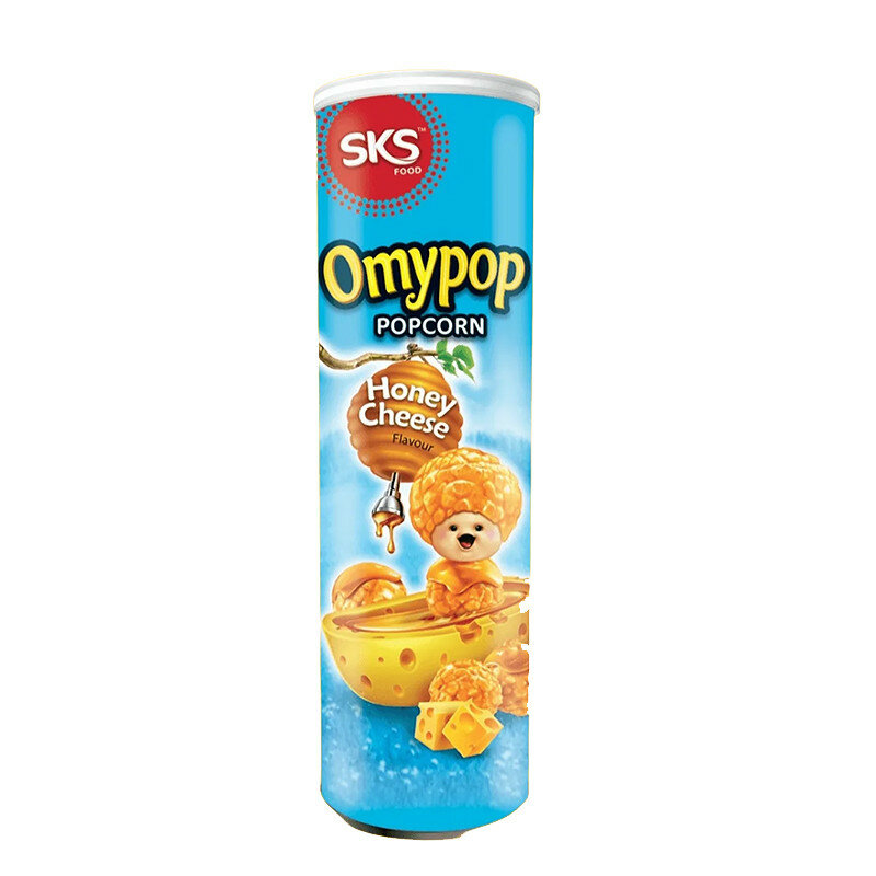 Попкорн Omypop с ярким вкусом сыра и меда 85 г, Малайзия