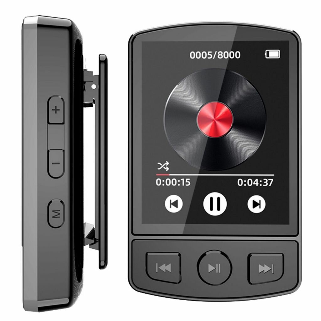 Advanced Mp3 MP4 Player Touch LCD с клипом BT5.0 8GB 16 ГБ 32 ГБ, 32GB