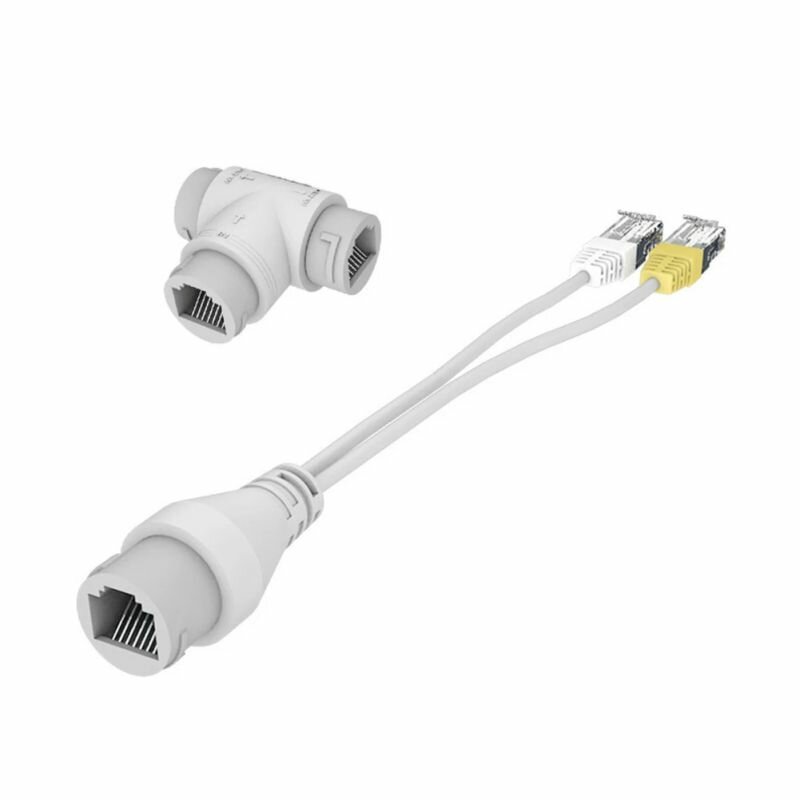Разветвитель POE 1 на 2, сетевой кабель, адаптер, тройной разъем RJ45, камера POE, маршрутизатор, установка