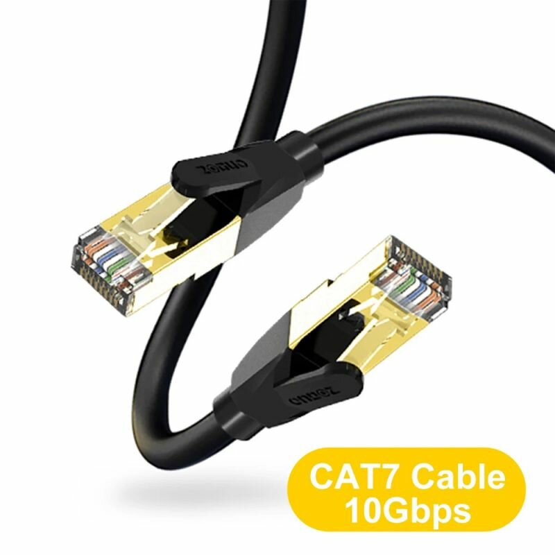 Кабель Ethernet CAT7, кабель локальной сети SFTP RJ45, сетевой кабель 10 Гбит/с, патч-корд для ПК, маршрутизатора, модема, интернета IPTV