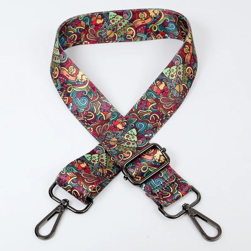 Ремешок для женской сумки O Bag, съемный Радужный саквояж на плечо «сделай сам», аксессуар, нейлоновый мессенджер через плечо, модный ремешок Gun Black