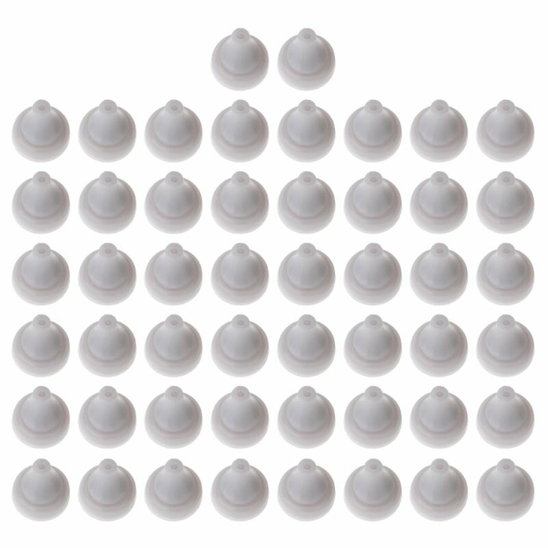 Сменные силиконовые насадки для душа, 50 шт, легко меняются, подходят к стандартной душевой лейке 4 мм, пищевой силикон, долговечные и жаропрочные форсунки для комфортного душа