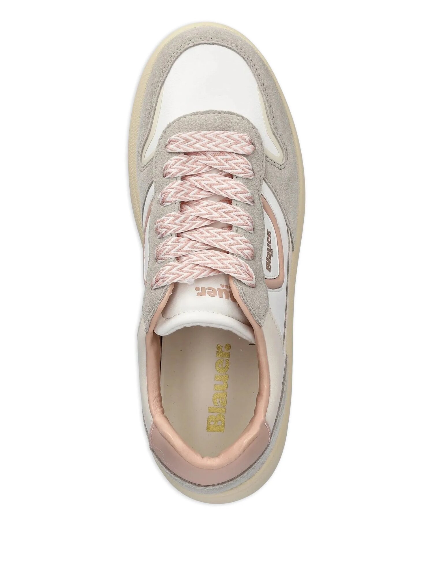 Кроссовки Blauer Platform leather sneakers, размер 40, white — фото 1