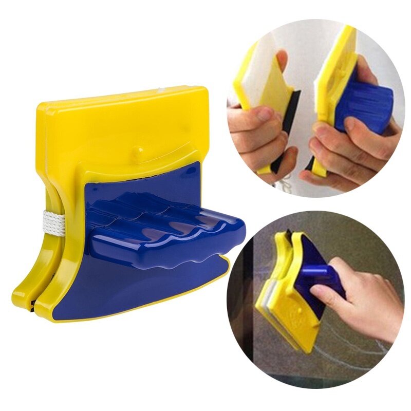 Магнитная щетка для двухстороннего мытья стеклопакетов стеклоочиститель для мытья окон.