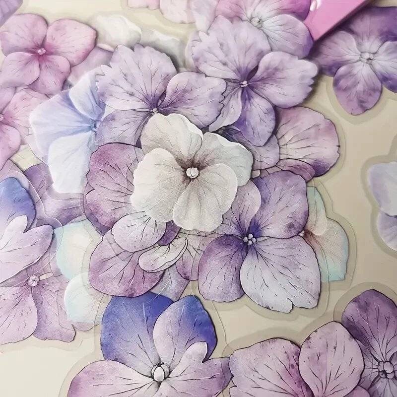 Наклейки на цветы сиреневые, Color: F
