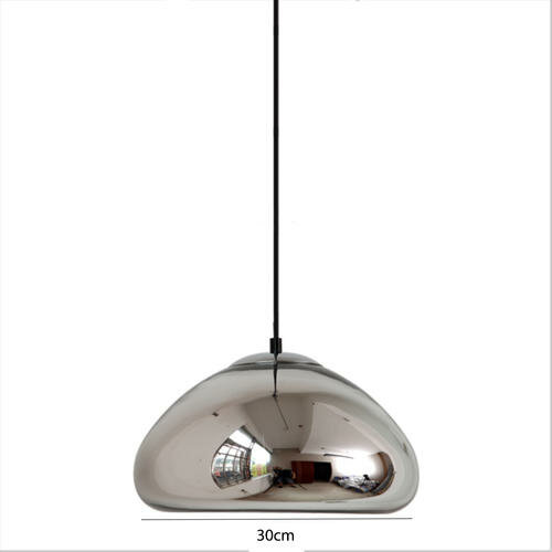 Стеклянные люстры с гальваническим покрытием для столов и баров и одна хлебная люстра для магазинов одежды