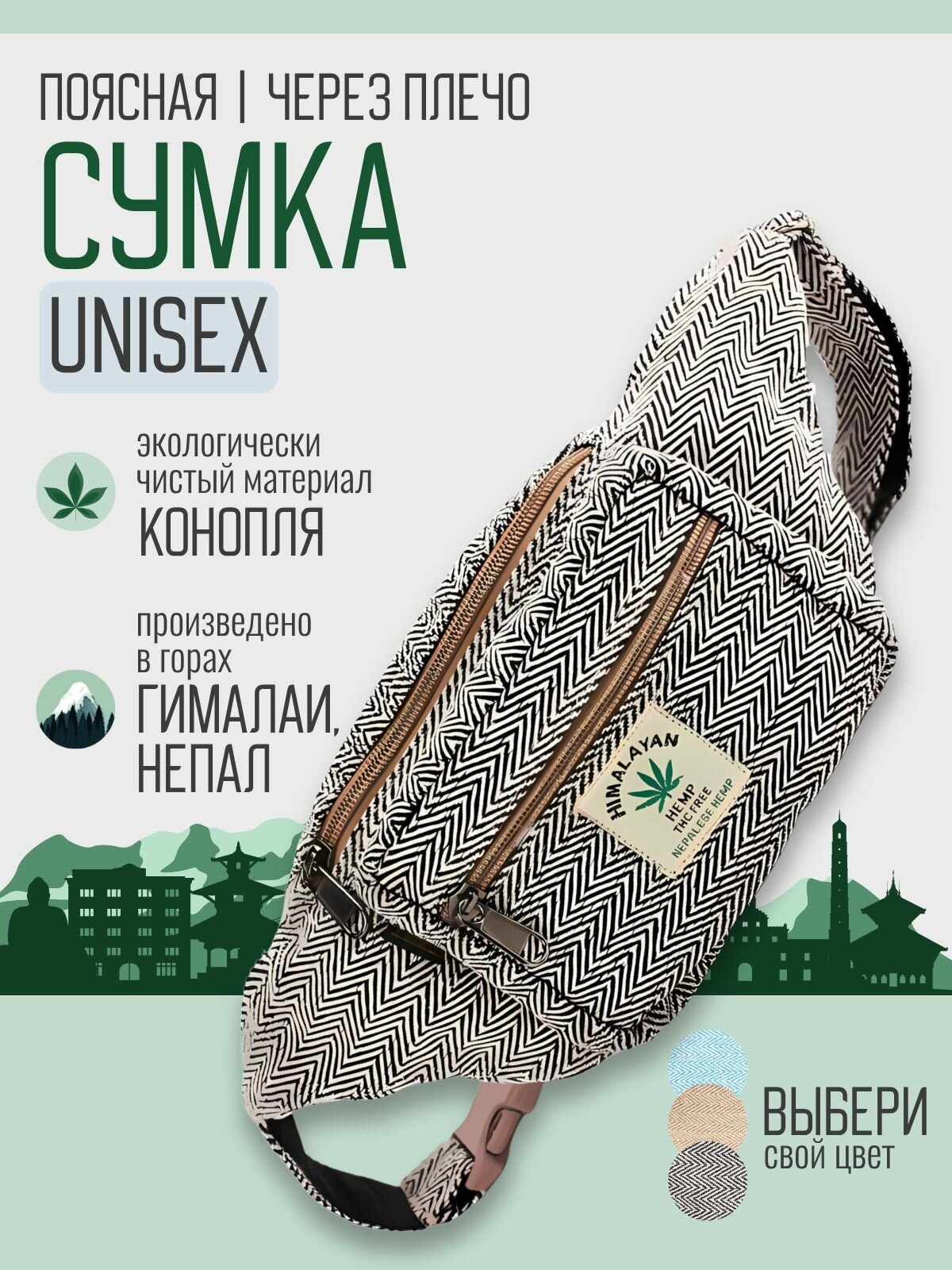 Сумка поясная
