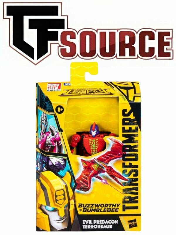 Трансформеры игрушки Hasbro Transformers Buzzworthy Bumblebee Evil Predacon Terrorsaur 14cm