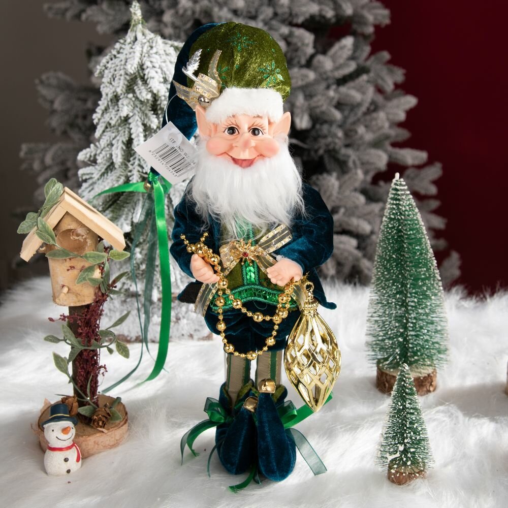 Рождественский подарок Эльф плюшевая игрушка Праздничная кукла 55CM