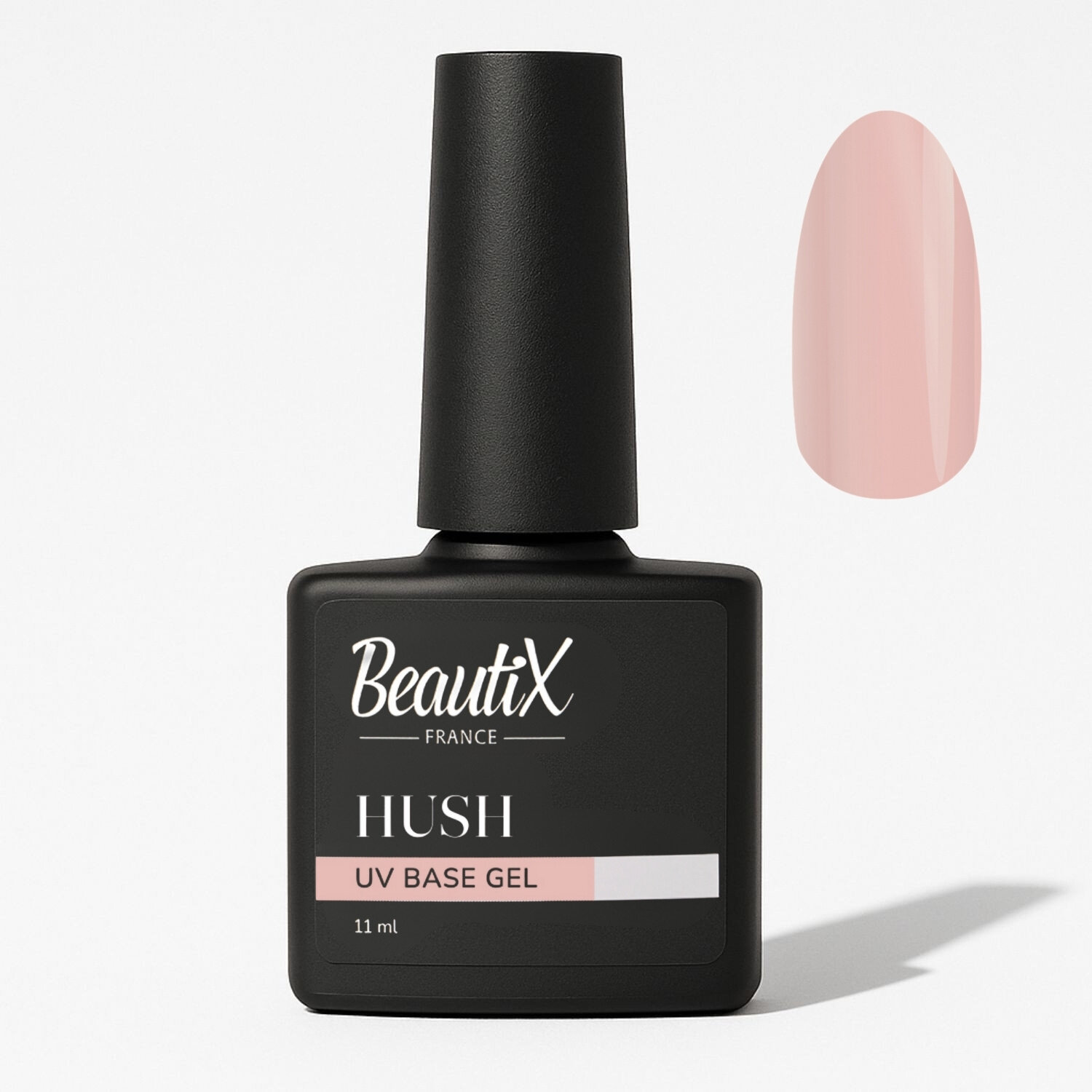 Камуфлирующая база UV Base Gel Beautix HUSH 11 мл нежный бежевый оттенок