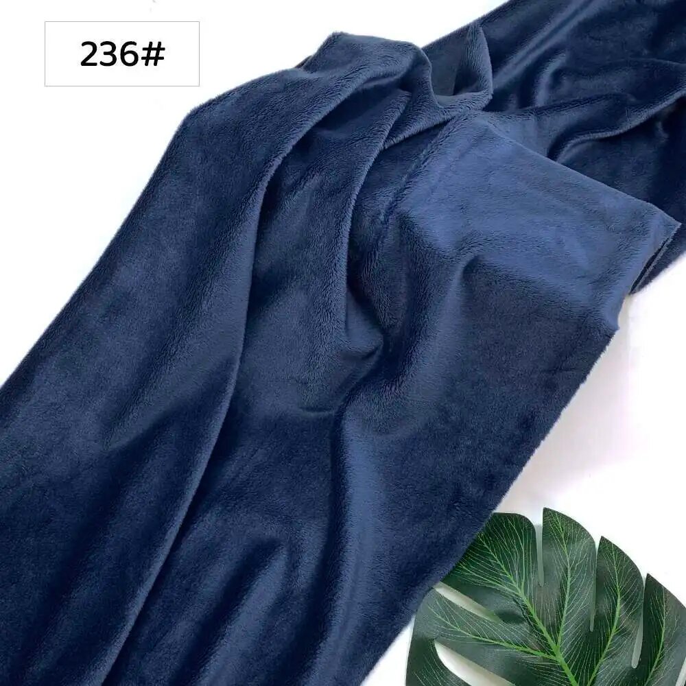 ZYFMPTEX Синтетический мех 3 мм для рукоделия Темно-синий, 150x50cm, 236