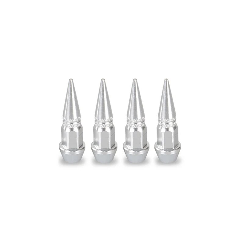 Колпачки ниппелей колес, 4 шт, QMM-DK-Silver, 45 мм