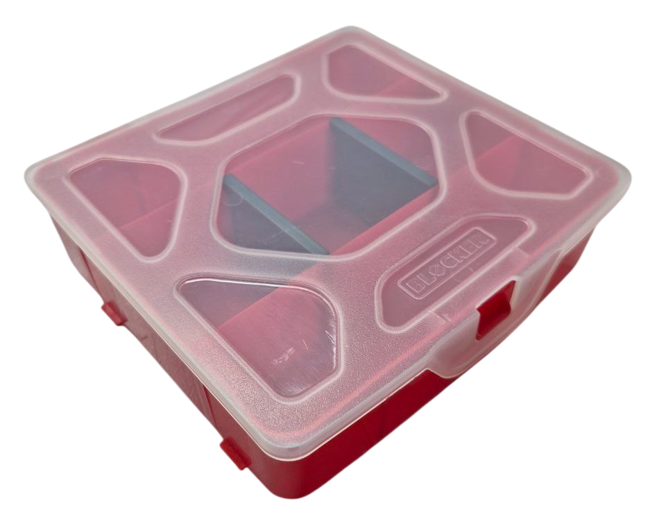 Органайзер BLOCKER / Блокер Master 5.5" для хранения мелочей с крышкой, из полипропилена, 140х135х42мм / оборудование для мастерской