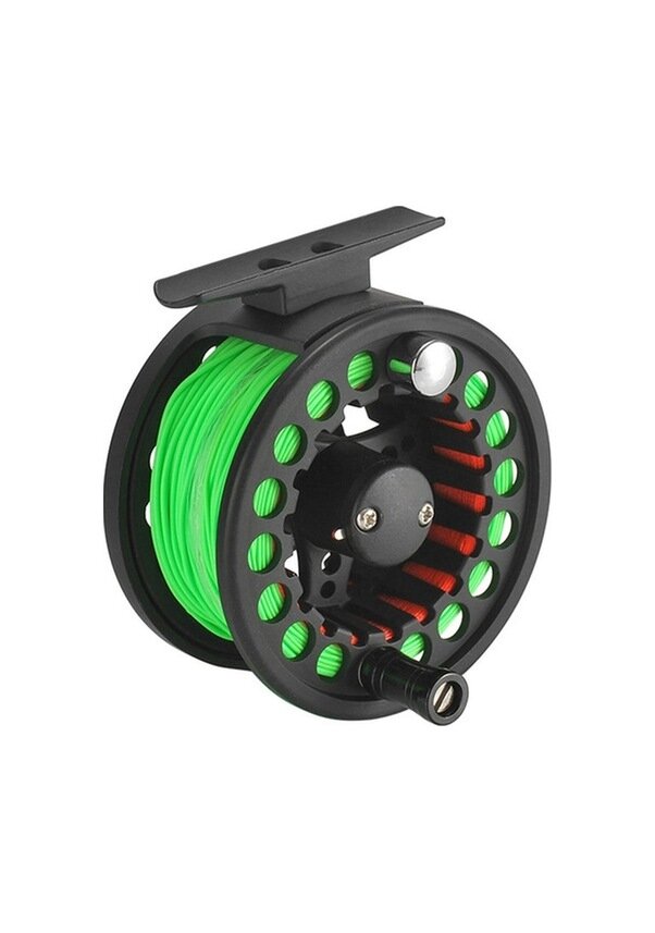 Легкая алюминиевая рыболовная катушка с ЧПУ - 2+1, емкость 5/200 м, прочная