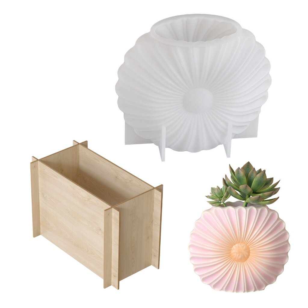 Силиконовая Форма Для Вазы с Подсолнухом "Сделай Сам" Для Уникальных Поделок Из Смолы И Украшения Дома