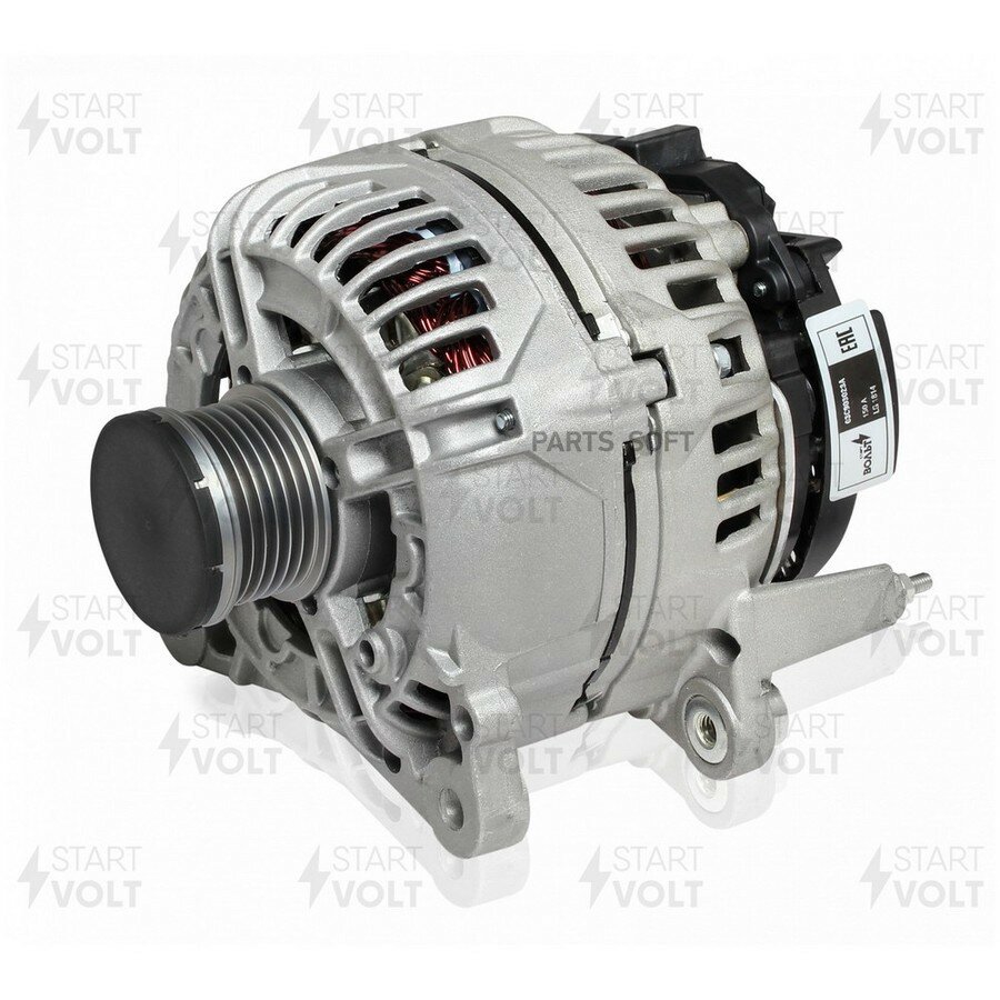 Генератор !14V 140A K6 \AUDI, SEAT, SKODA, VW POLO V 1.6 10>22, A1 1.4 TFSI 10>15, 11>15, A3 от официального дистрибьютора, STARTVOLT, артикул LG1814