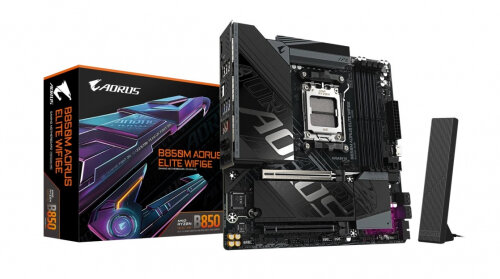 Материнская плата Gigabyte B850M AORUS ELITE WIFI6E (AM5, mАTX)